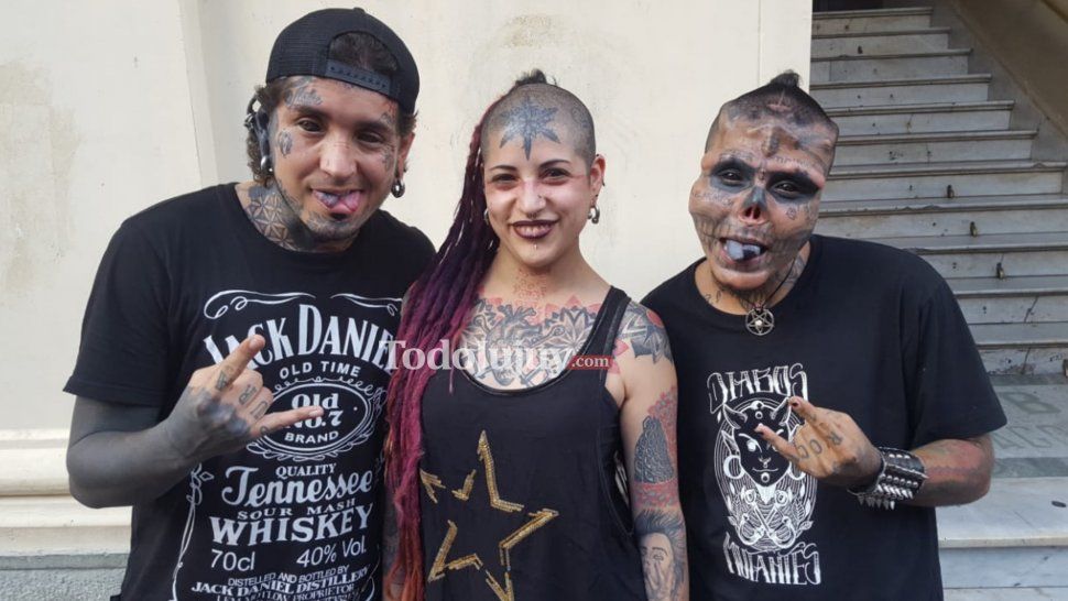 Kalaca Skull, el hombre calavera, que impacta en Jujuy