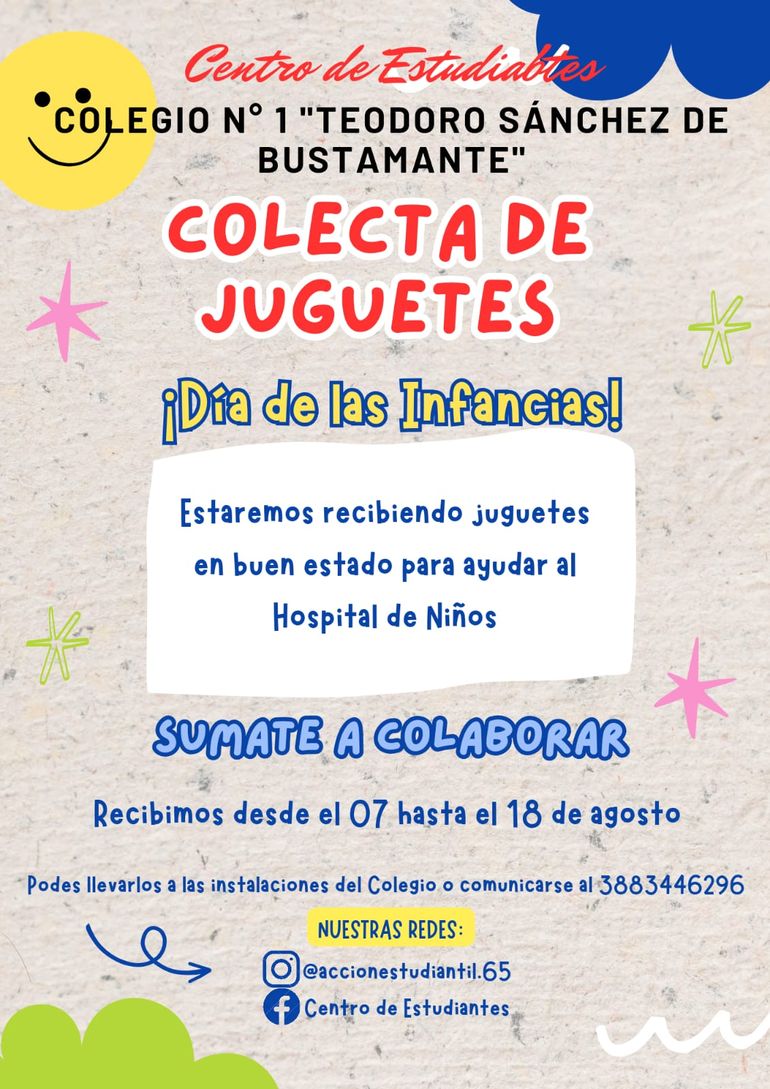 Día del niño: realizan una colecta de juguetes