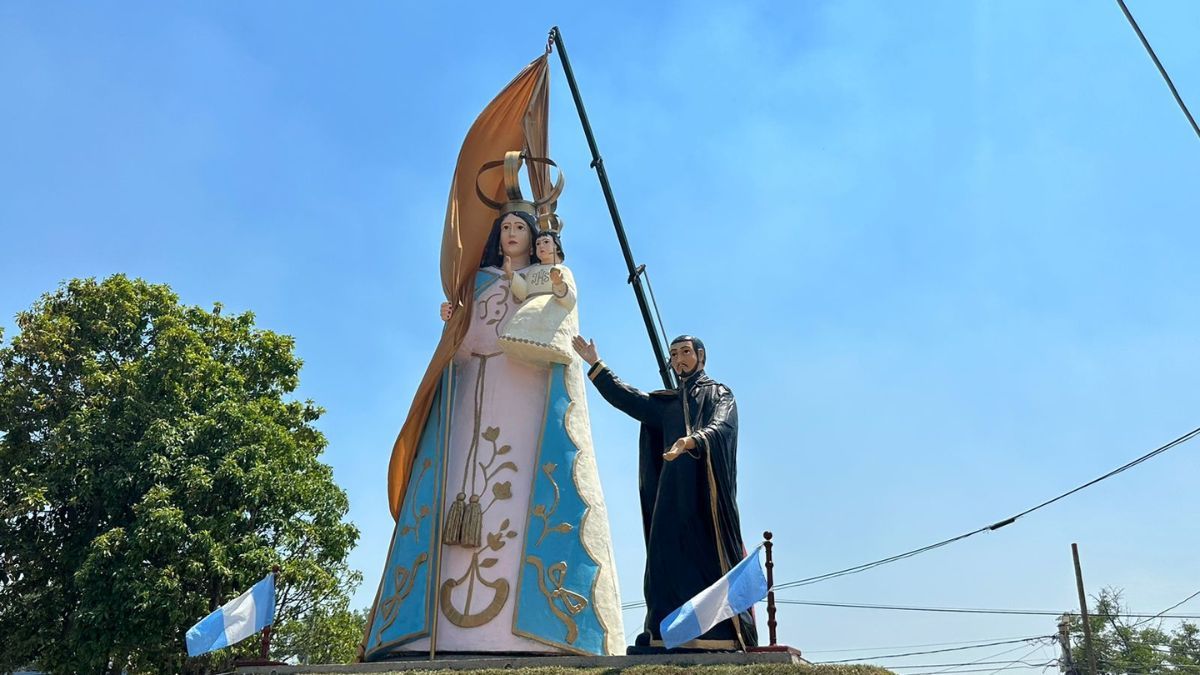Inauguraron el monumento a la Virgen de Río Blanco