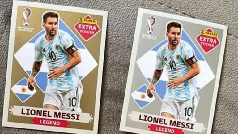 Mundial Qatar 2022: compró figuritas y le salió Lionel Messi
