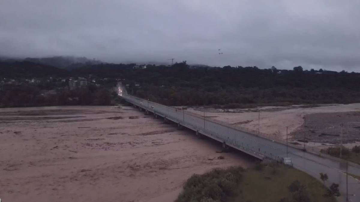 Temporal en Jujuy: así están el Río Grande y el Xibi Xibi