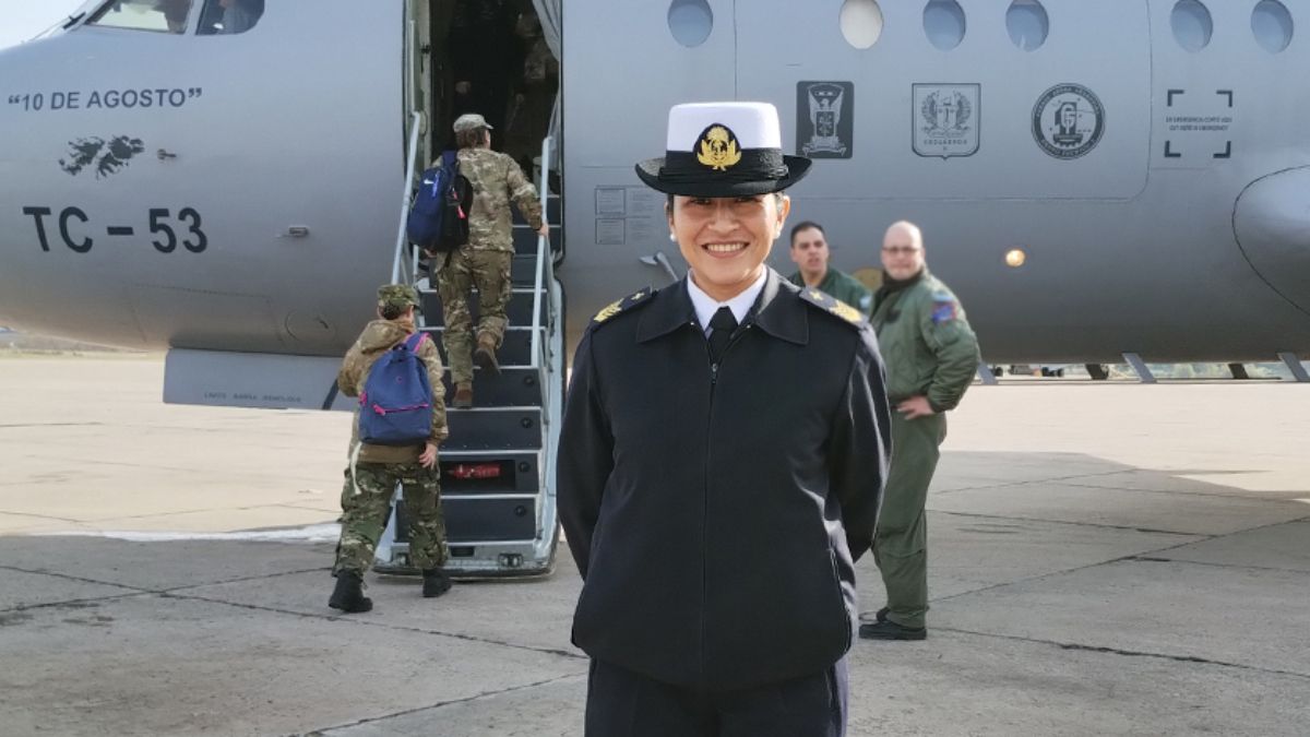 Armada Argentina: una jujeña cumple su sueño