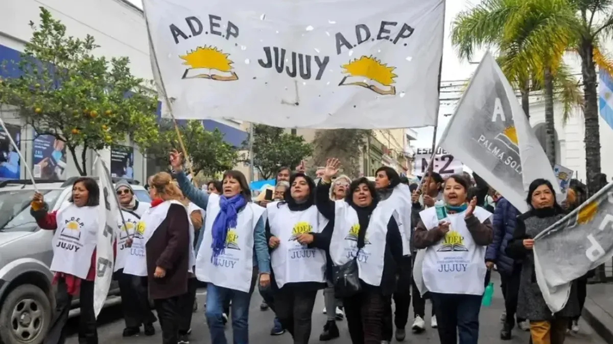 Hoy, paro nacional de CTERA y ADEP adhiere en Jujuy