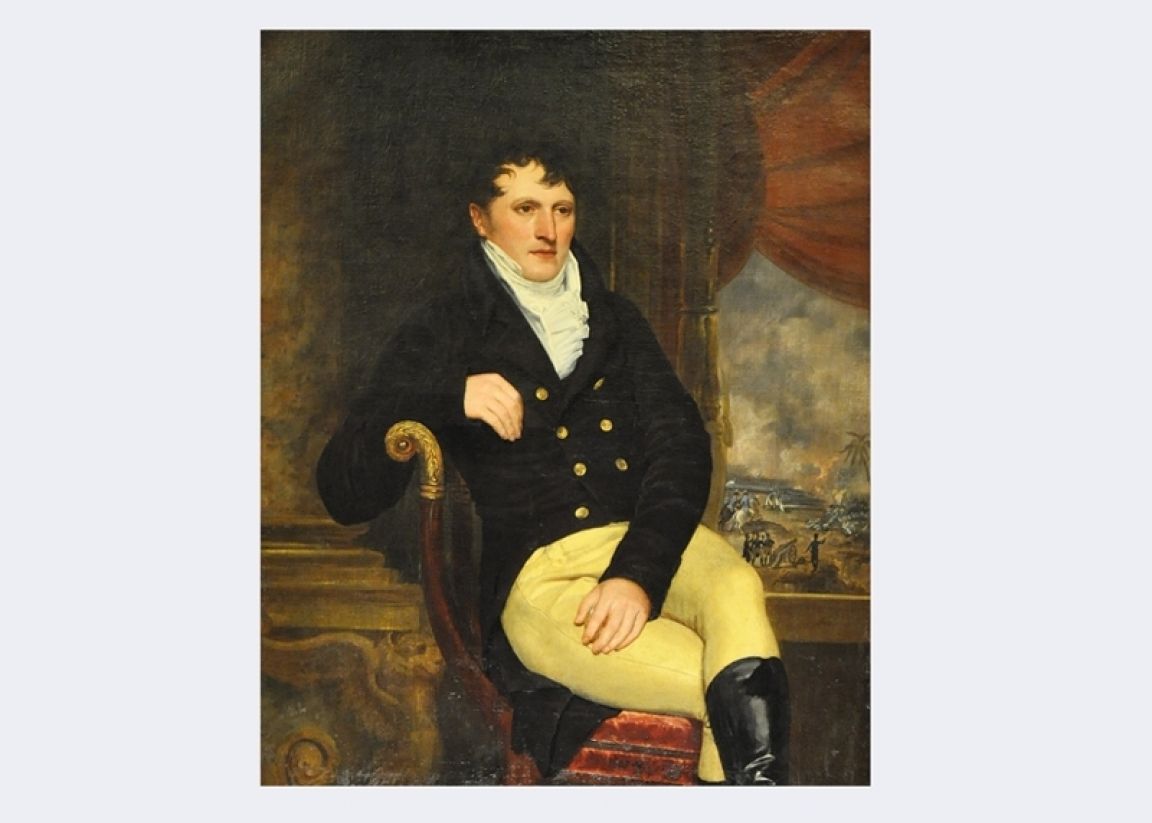 Se expone retrato histórico del General Manuel Belgrano