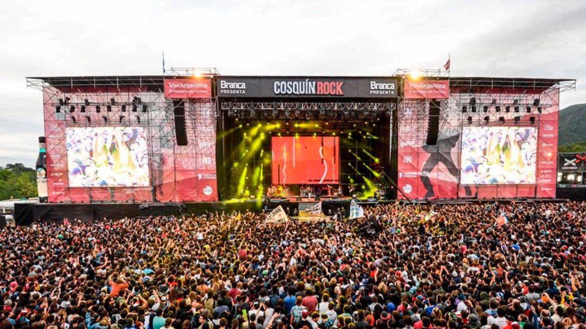 El Cosquín Rock lanzó la grilla por escenario