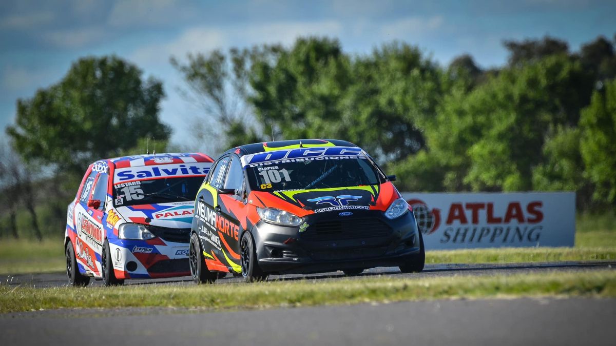 Matías Clapier quinto en la carrera de Turismo Pista Clase 3