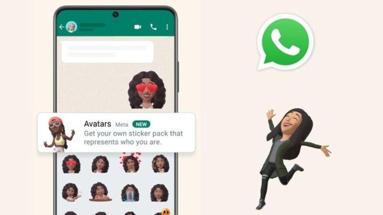 Whatsapp lanzó avatares con stickers 3D: de qué se trata