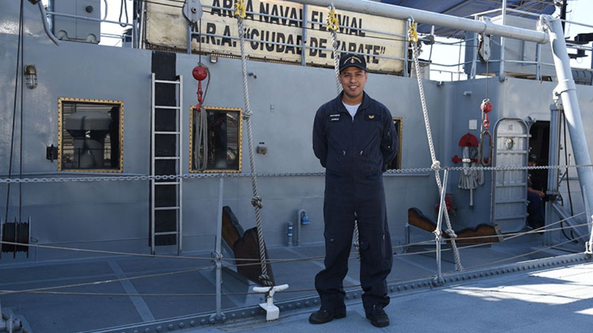 Armada Argentina: es jujeño y cumplió el sueño de llegar