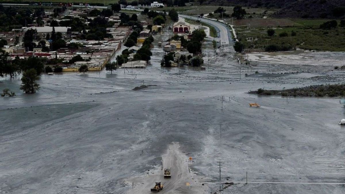Impresionantes fotos aéreas del alud en Volcán