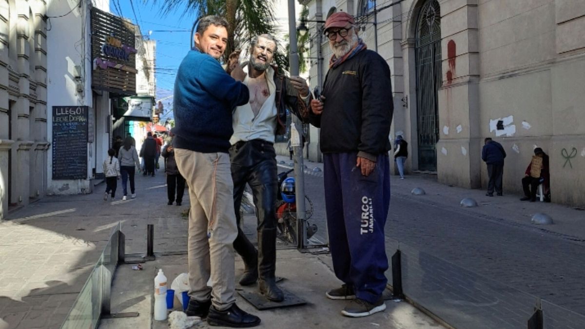 Monumento al General Lavalle: comenzó la restauración