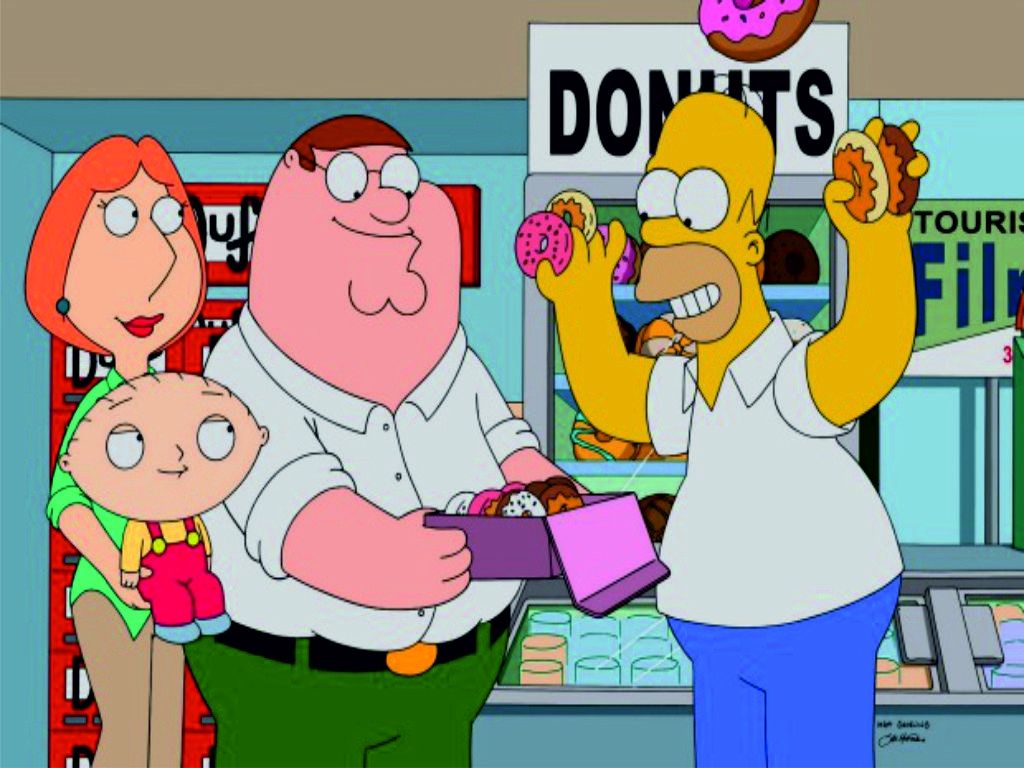 Los Simpsons y Padre de Familia juntos en un mismo capitulo