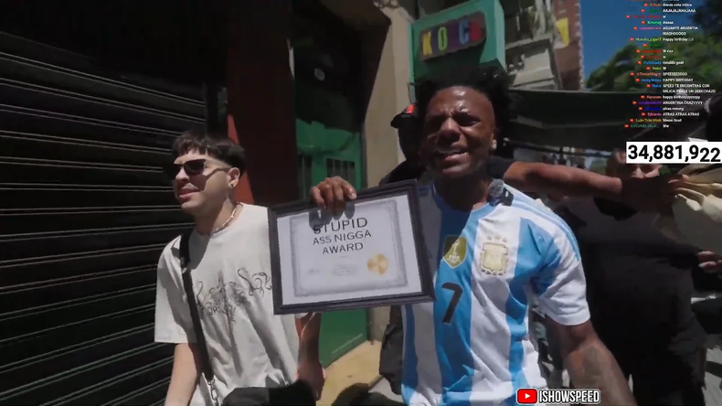 Quién es Speed, el streamer que se encuentra en Argentina