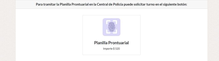 Planilla Prontuarial: Libertador, Perico, San Pedro y La Quiaca