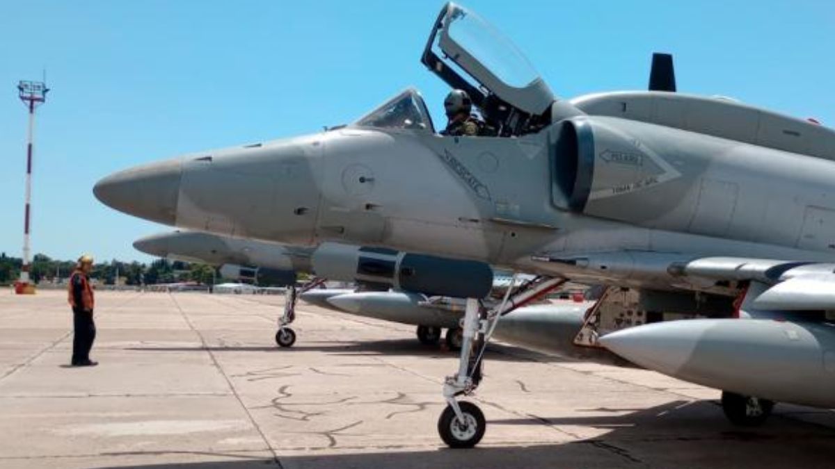 Operativo aeroespacial para la asunción de Javier Milei