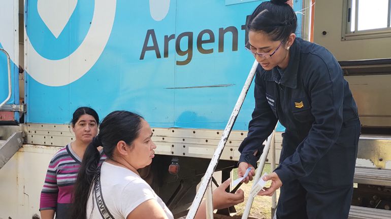Armada Argentina: una jujeña cumple su sueño