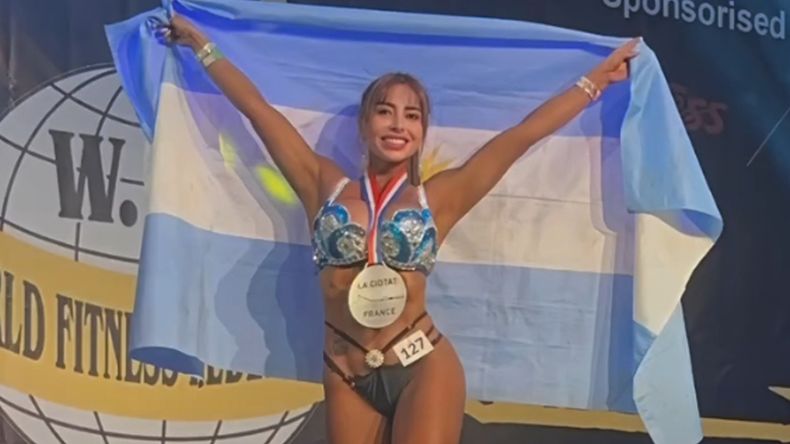 Faty Herrera se consagró subcampeona mundial en el World Fitness Federation