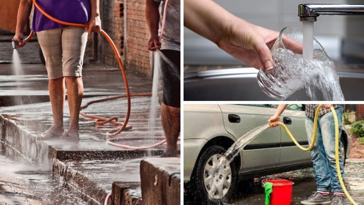 San Salvador de Jujuy: multas por derrochar agua