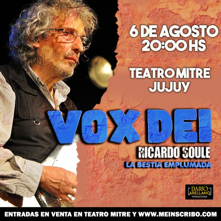 Vox Dei llega a Jujuy con lo mejor del rock argentino