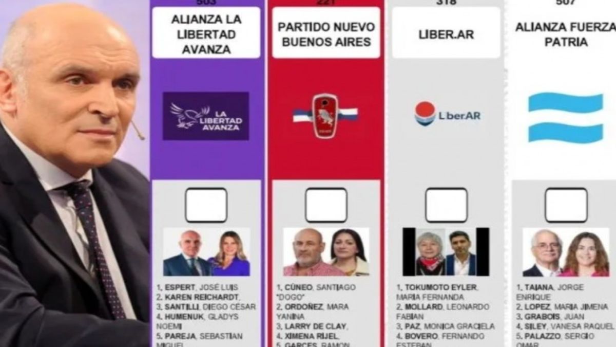 El Gobierno busca reimprimir todas las boletas en Buenos Aires para poner a Diego Santilli