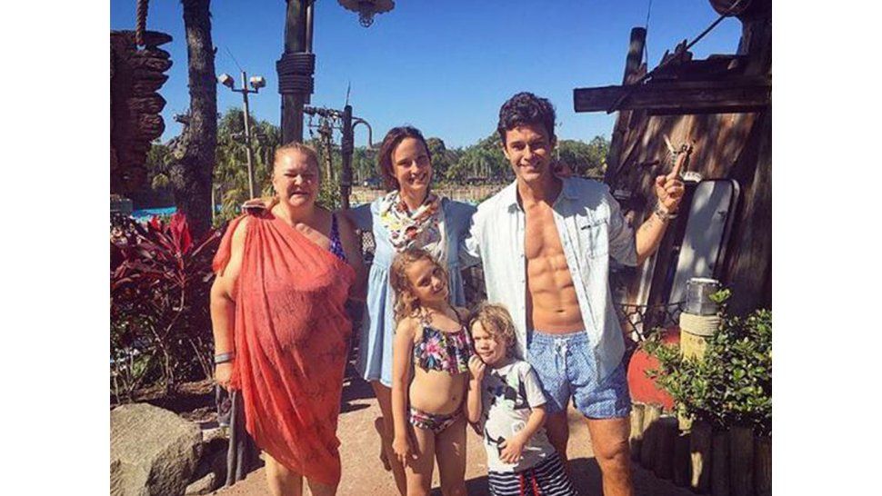 Las fotos del romántico viaje de Mariano Martínez y su novia