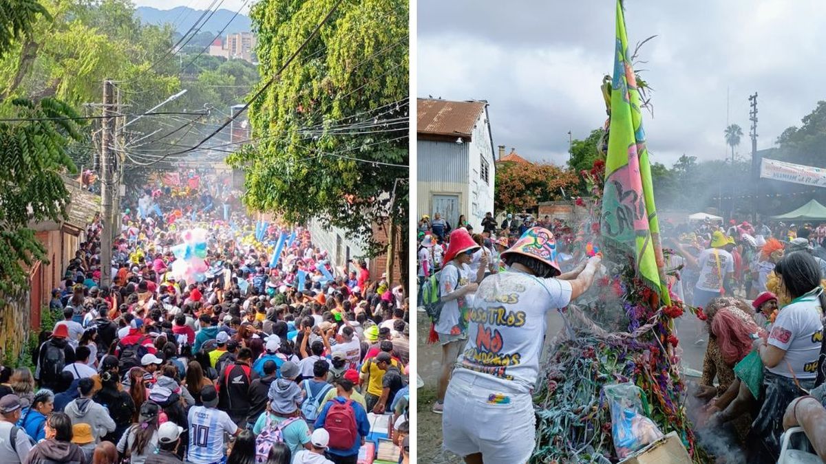 Fiesta a pleno en El Chingo con el Carnaval de Flores