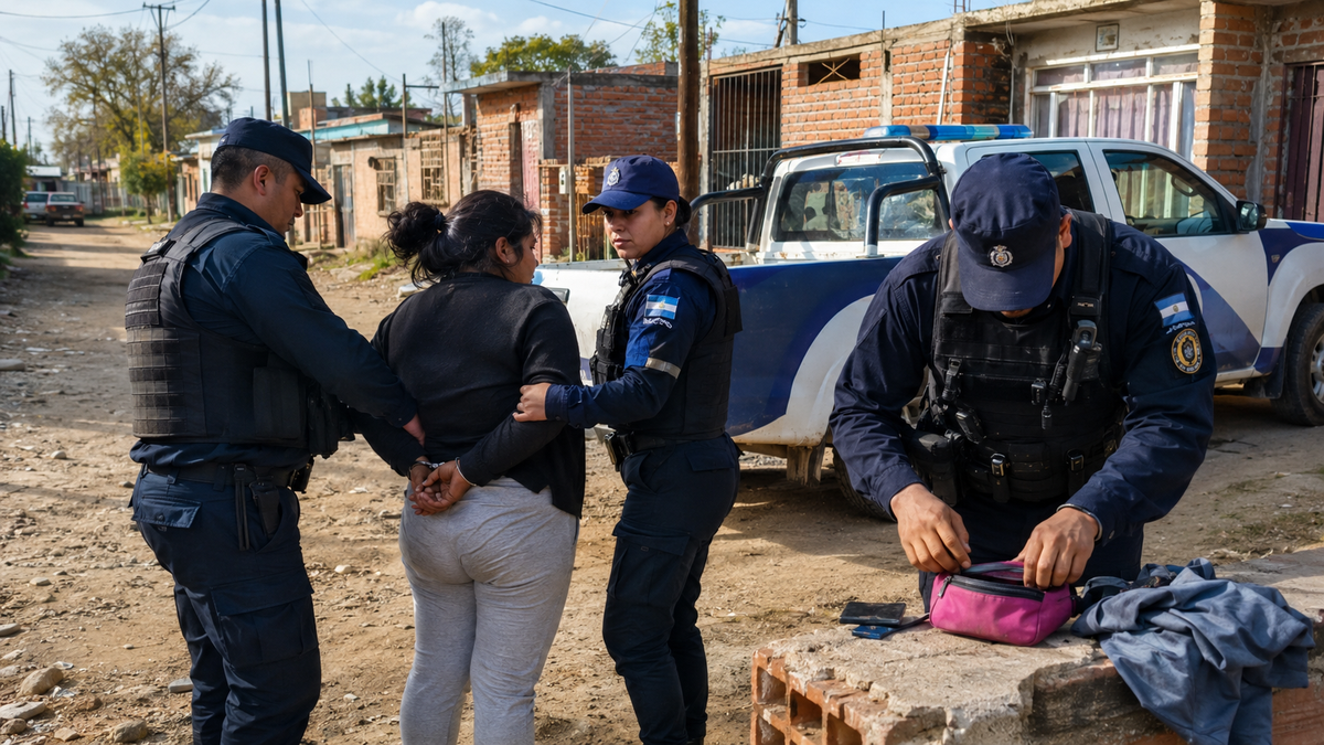 Detuvieron a una mujer que arrojaba piedras y llevaba marihuana en ...