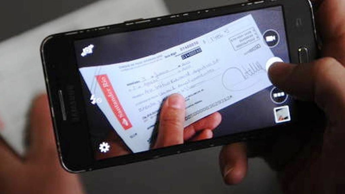Ya se pueden depositar cheques por vía electrónica