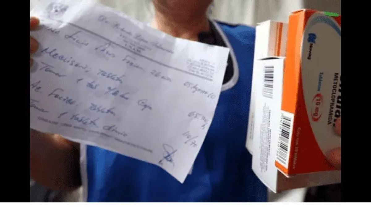 Farmacéutico publicó una receta con una letra ilegible y fue viral