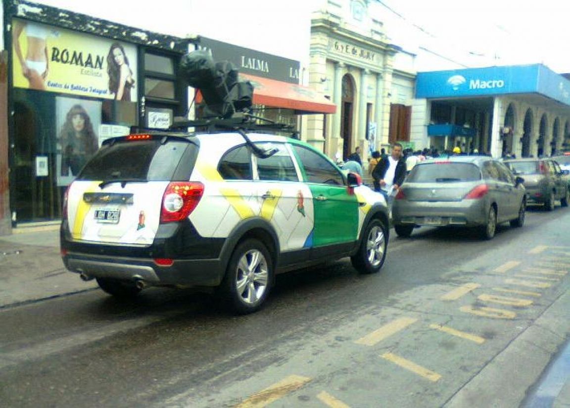 Las camionetas de Google Street View en Jujuy