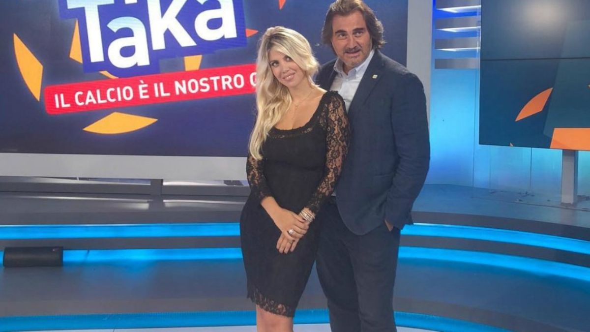 Wanda llega a la TV italiana con el mate bajo el brazo