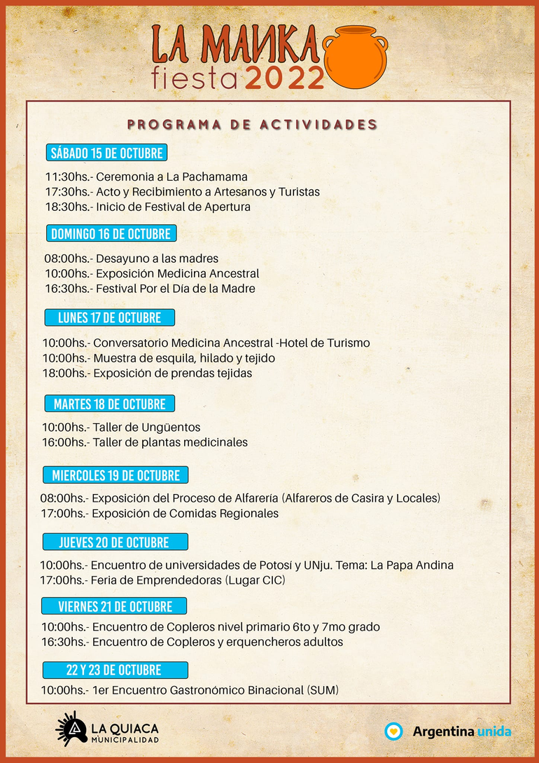 Manka Fiesta: ¿Cómo continúa el cronograma de actividades?