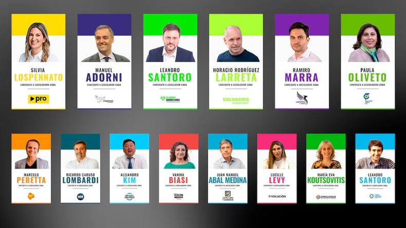 Elecciones Legislativas en Buenos Aires: estos son todos los candidatos confirmados