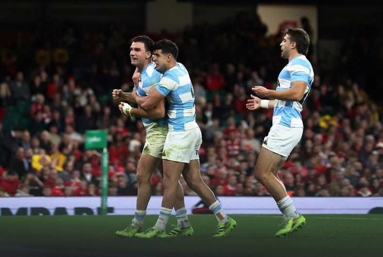 Los Pumas golearon a Gales en Cardiff y refuerzan su sueño mundialista
