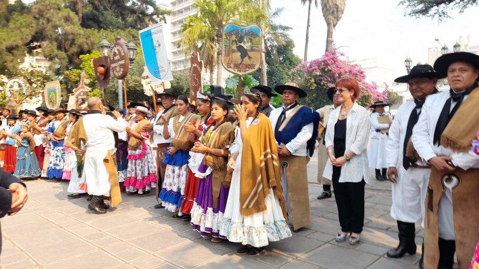 Acto central por el Día de la Tradición en Plaza Belgrano