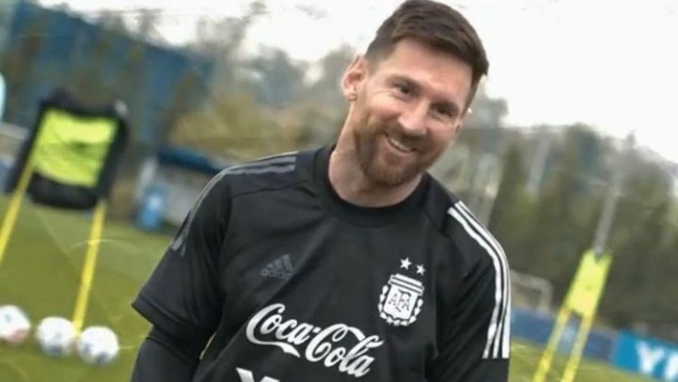 Messi: risas, felicidad y entrenamiento