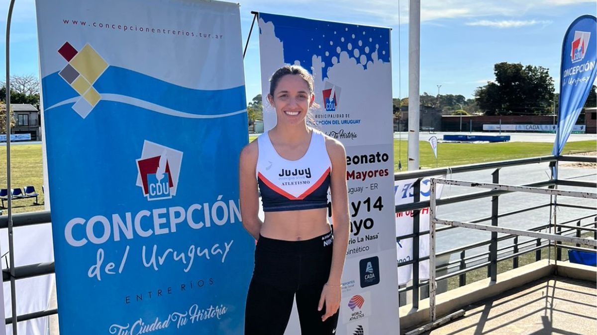 La atleta jujeña Emilia Batalla entre las mejores del país