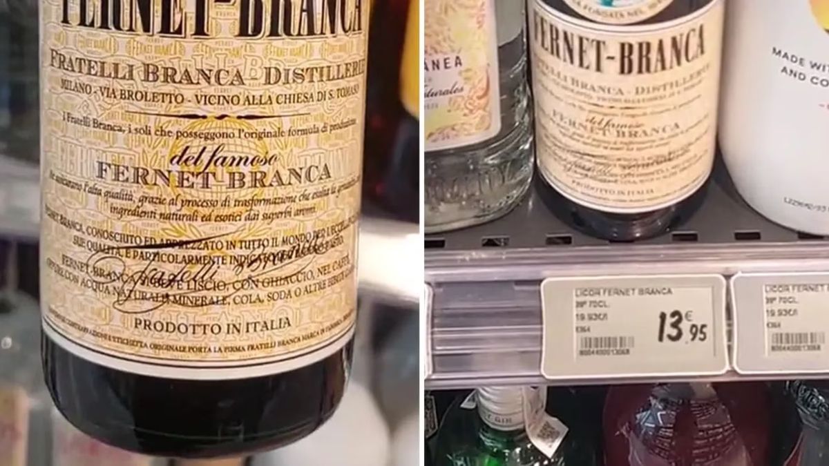 Fernet: Una argentina mostró cuánto sale en las Canarias