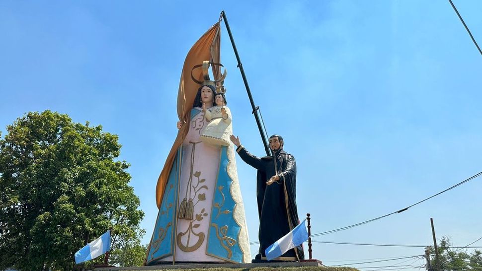Inauguraron el monumento a la Virgen de Río Blanco