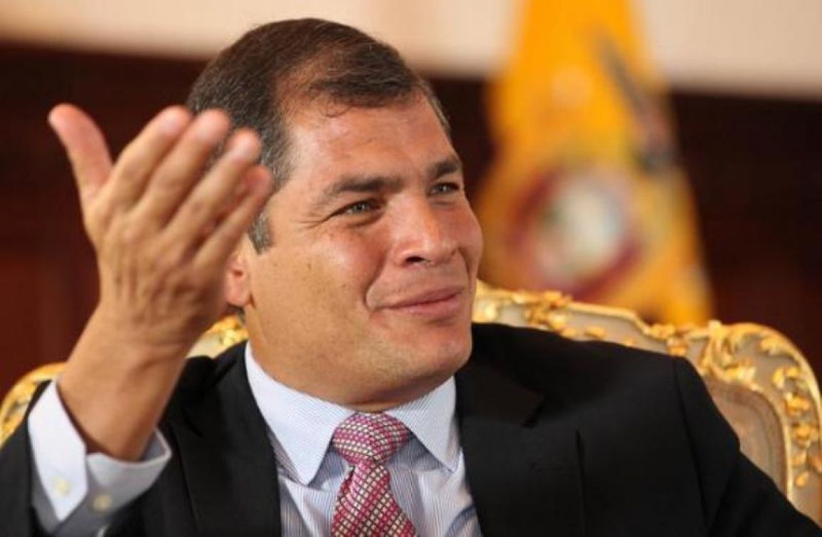 El presidente Correa obtuvo su reelección con un contundente triunfo