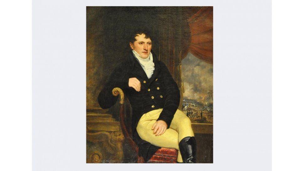 Se expone retrato histórico del General Manuel Belgrano