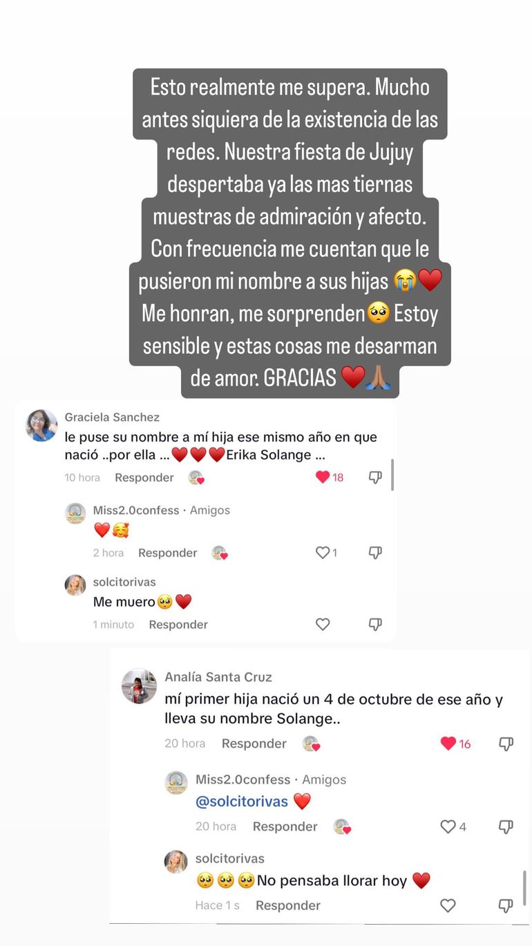 Los recuerdos de Solange Rivas en la Fiesta Nacional de los Estudiantes