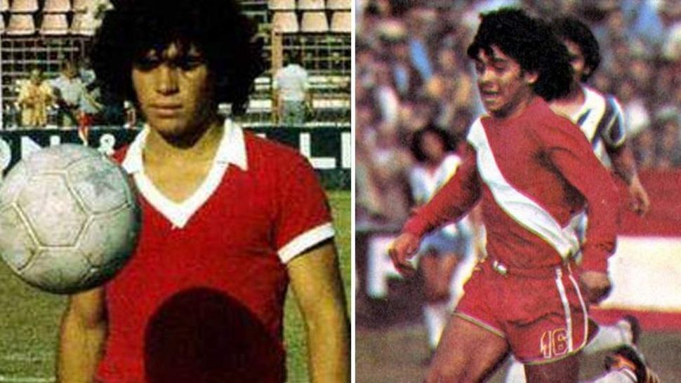 Se cumplen 45 años desde que Maradona jugó en Primera División Se cumplen 45 años desde que Maradona jugó en Primera División
