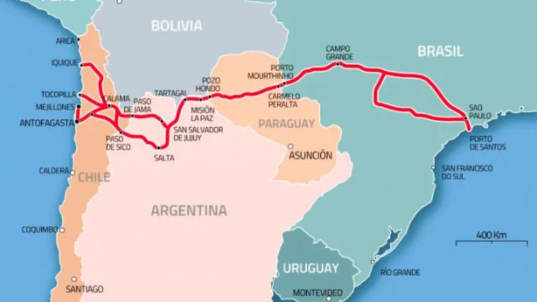 Mega ruta entre Brasil y Chile que pasará por Jujuy y Salta