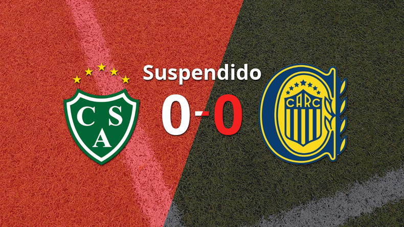 Partido suspendido entre Sarmiento y Rosario Central