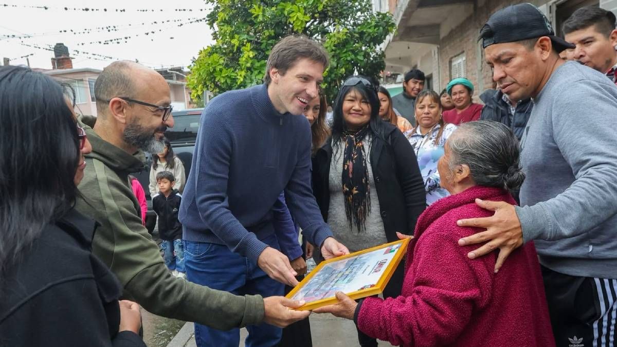 Adriano Morone y Ramiro Tejeda llevaron la agenda de obras urbanas para ...