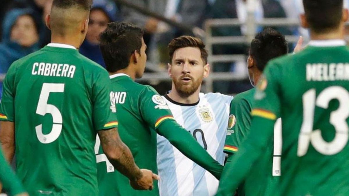 Salió el audio del cruce de Messi con el pelado de Bolivia