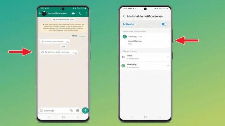 WhatsApp: el truco para leer mensajes eliminados