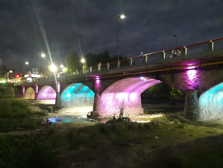 San Salvador de Jujuy: iluminaron el Parque Xibi Xibi