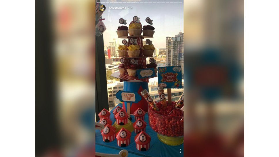 Sol Rivas y Nicolás Colazo festejaron el primer añito de Salvador en ...