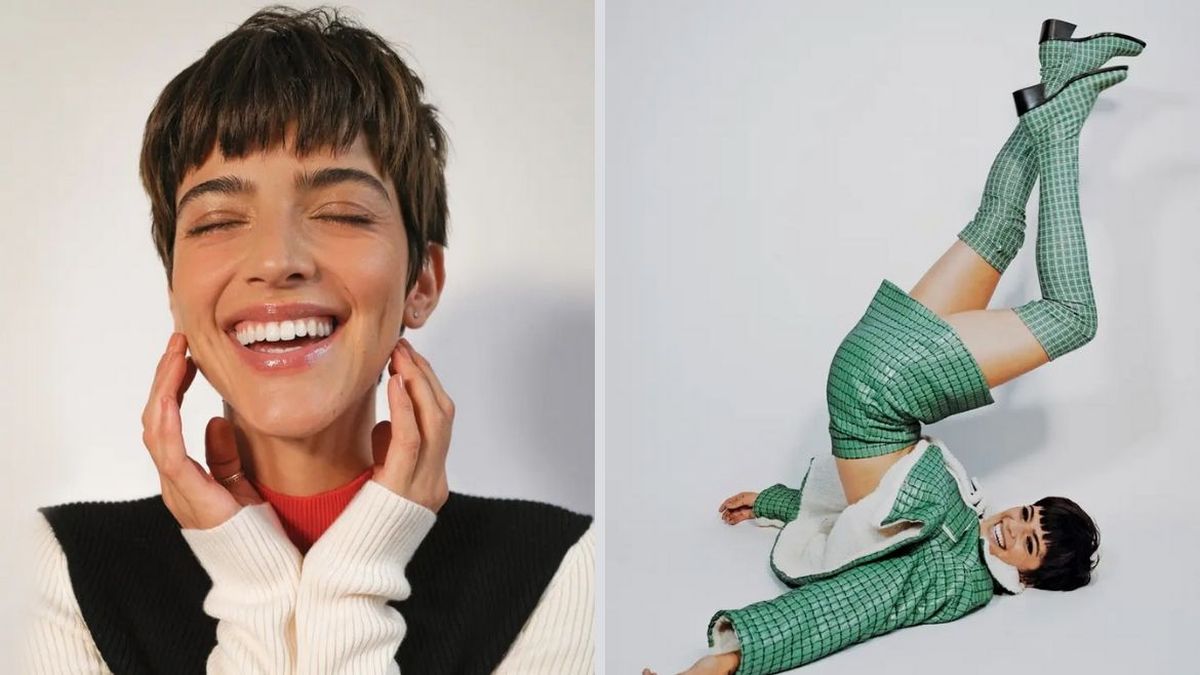 Calu Rivero en una foto junto a tres amigas desnudas